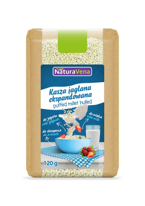 KASZA JAGLANA EKSPANDOWANA 120 g - NATURAVENA | Darmowa dostawa od 40 zł